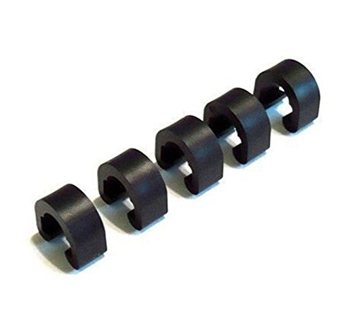 Juscycling MTB Bike Road Bicycle Cable Clamps c-Clips housing Hose Guide for Brake derailleur Shifter 10 pcs/lot