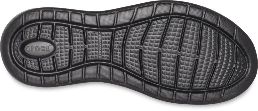 Crocs Men's LiteRide 360 Pacer Sneakers, Black/Black, 8 Men