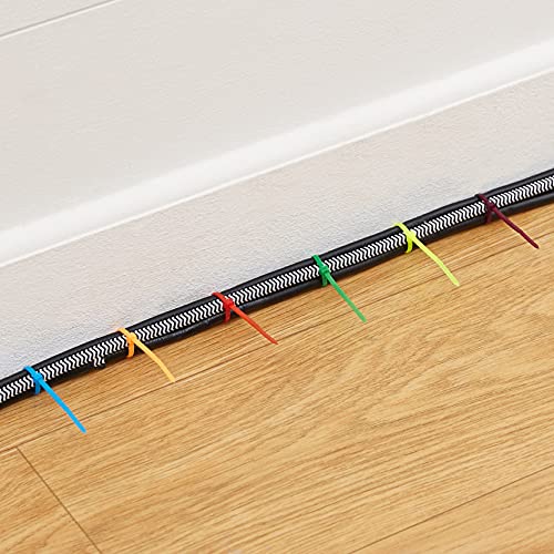 Amazon Basics Multi-Color Cable Zip Ties - 4-Inch/100mm, 480-Piece