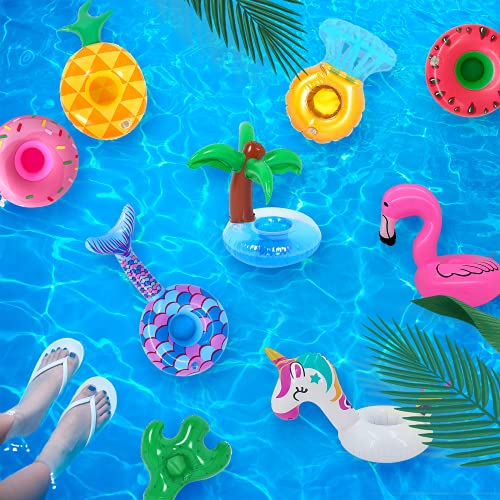 KUDES 9 Pack Bearded Dragon Bathe Float Bathtub Toys + 1 Inflatable Needle, Lizard Swimming Toys with Enjoy The Bath Time for Bearded Dragon Hamster and Other Small Animals