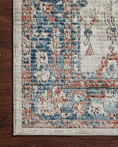 Loloi II Bianca Collection BIA-05 Dove/Multi, Contemporary 9'-9" x 13'-6" Area