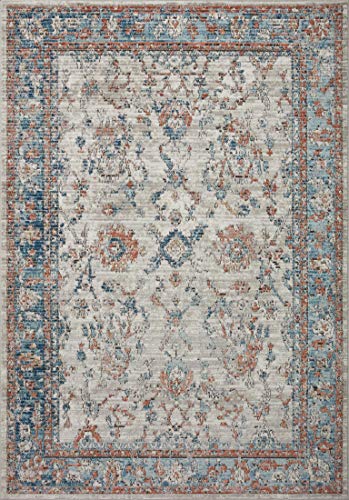 Loloi II Bianca Collection BIA-05 Dove/Multi, Contemporary 9'-9" x 13'-6" Area