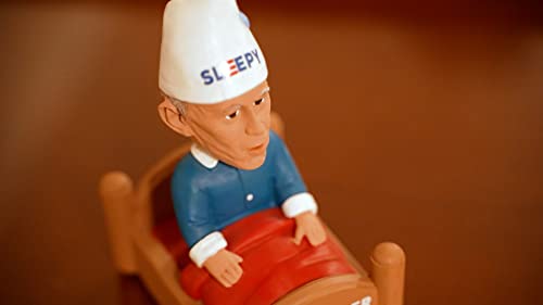 Pesky Patriot Sleepy Joe Biden Bobblehead Novelty Gag Gift | Funny Anti-Biden Bobble Figure for Conservatives and Republicans