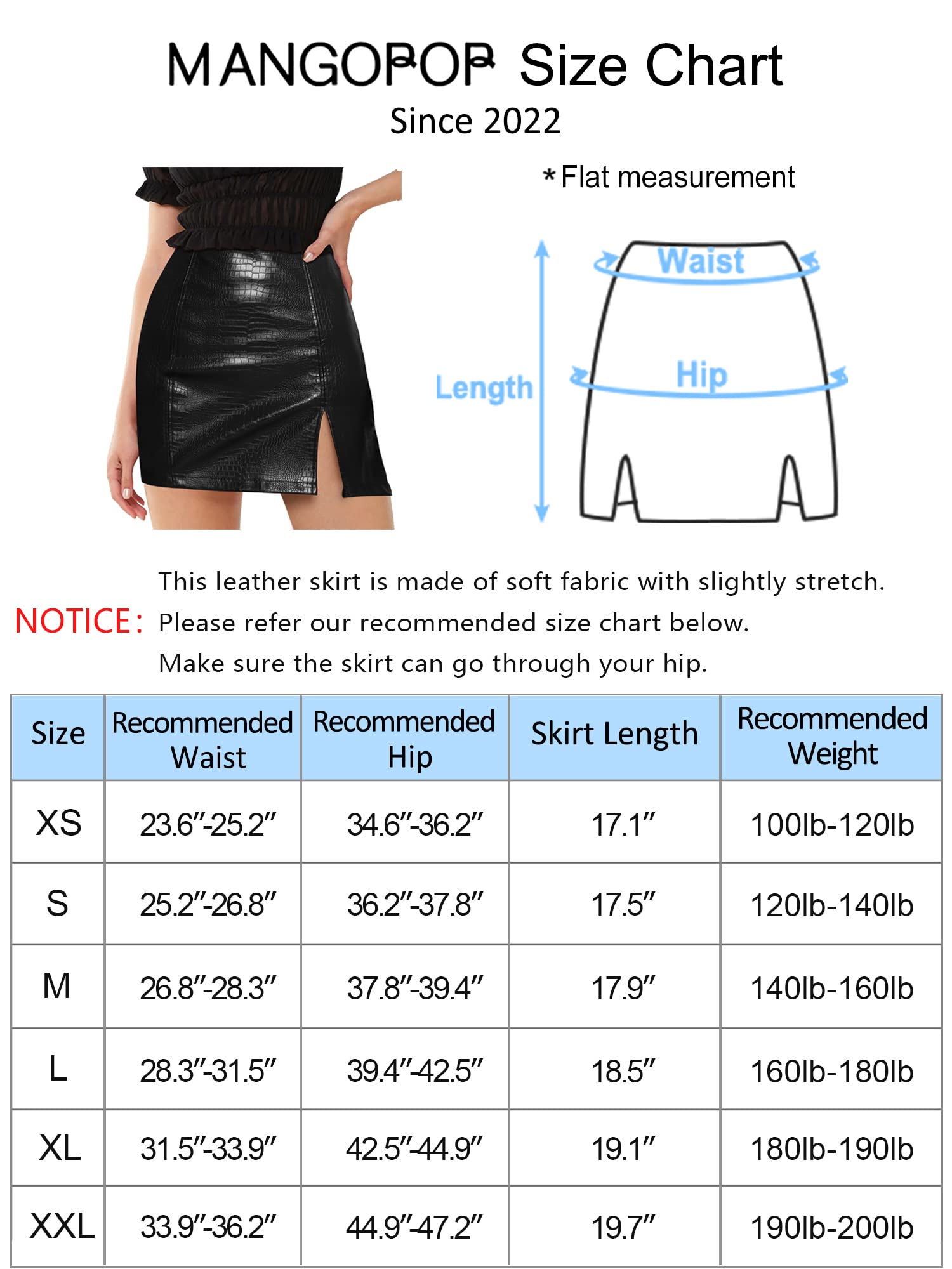 MANGOPOP Womens High Waist Bodycon Mini Short Faux Leather Skirt with Slit (Brown (Snakeskin),Small)