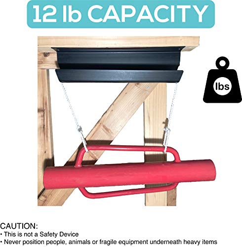 Cable Management Tray, Under-Desk, On-Wall or Side-of-Desk, 17x4x2.4β, 2-PK, Hide & Organize Your Cables, Power Supplies and Power Strips, Bonus 10-Pk Cable Ties