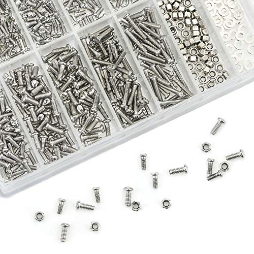 Eyeglass Repair Kit,Glasses Screws and 6 Pcs Magnetic Eyeglass Screwdrivers and for Glasses,Sunglasses,Watches Electronics Computer Repair