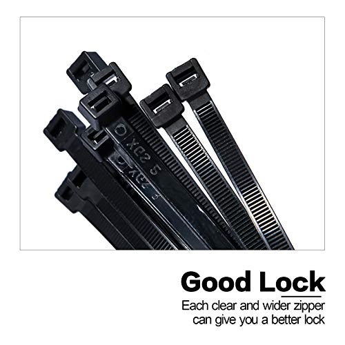 Dtlpty limited Extra Large Zip Ties Long Cable Ties Big Heavy Duty Outdoor Plastic Ties Thick 48 Inch 200 Lb,14 Pack