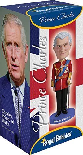 Royal Bobbles Charles III Nostalgic Limited Edition Prince Bobblehead, Premium Polyresin Lifelike Figure, Unique Serial Number, Exquisite Detail