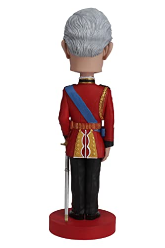 Royal Bobbles Charles III Nostalgic Limited Edition Prince Bobblehead, Premium Polyresin Lifelike Figure, Unique Serial Number, Exquisite Detail