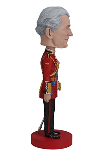 Royal Bobbles Charles III Nostalgic Limited Edition Prince Bobblehead, Premium Polyresin Lifelike Figure, Unique Serial Number, Exquisite Detail