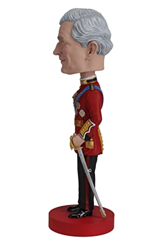 Royal Bobbles Charles III Nostalgic Limited Edition Prince Bobblehead, Premium Polyresin Lifelike Figure, Unique Serial Number, Exquisite Detail