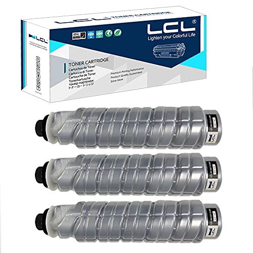 LCL Compatible Toner Cartridge Replacement for Ricoh 841337 Type 2120D 11000 Pages 1022 1027 2022 2027 3025 3030 3352 MP 2510 2550 2851 3010 3350 3351 Models (3-Pack Black)