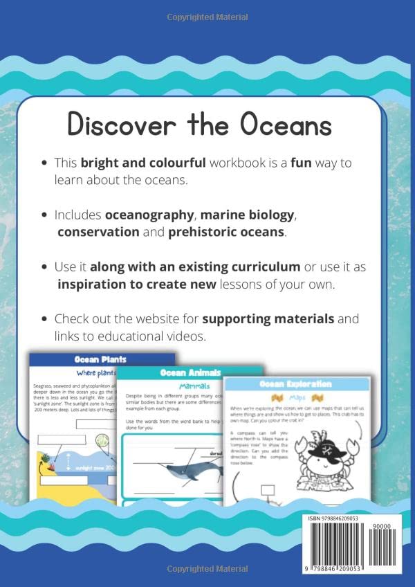 Marine Science, Student Book 2: Ocean Curriculum Workbook for Kids Ages 7+: Unit Study, Marine Biology, Oceanography, Conservation, Prehistoric Oceans and History (Marine Science for Kids)