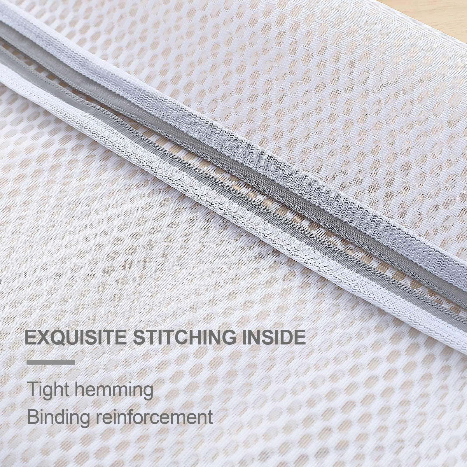 Mesh Laundry Bags for Delicates(2XL+2L), Laundry Bags Mesh Wash Bags, 125gsm Lingerie Bags