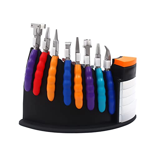 8Pcs Optician Optical Tools Kit, Eyeglasses Repair+6Pcs Screwdrivers Pliers Eyeglasses Nose Pad Pliers Glasses Repair Assembling & Adjusting Tools
