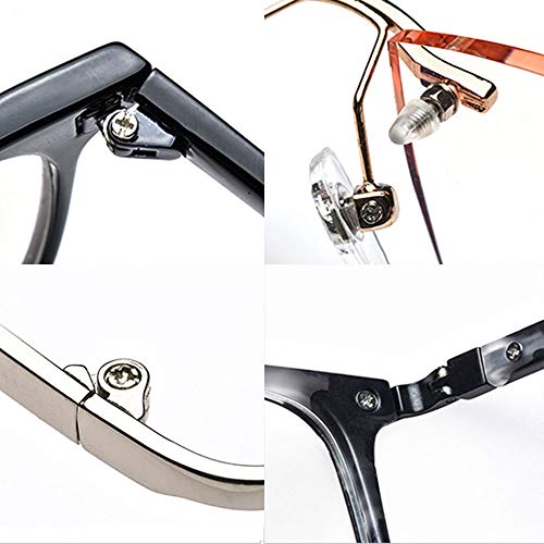 Eyeglasses Repair Kit, 1100PCS Eyeglass Screws and 6 Pcs Precision Screwdriver Set and Tweezers for Glasses, Sunglass, Jewelry, Spectacles and Watche