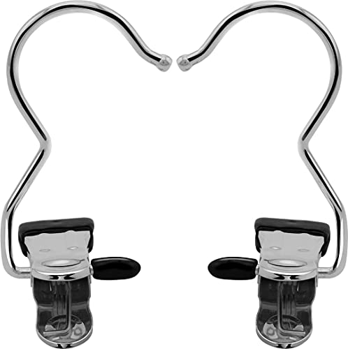 DKKO 12 PCS Rustless Clips Space-Saving Clothes Peg Laundry Hook Hanging Portable Heavy Duty Clothes Pin Bras Socks Bath Towel Underwear Home Travel Utility Hooks