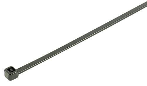 GTSE 11 Inch Black Zip Ties, 100 Pack, 40lb Strength, UV Resistant Long Nylon Cable Ties, Self-Locking 11" Tie Wraps