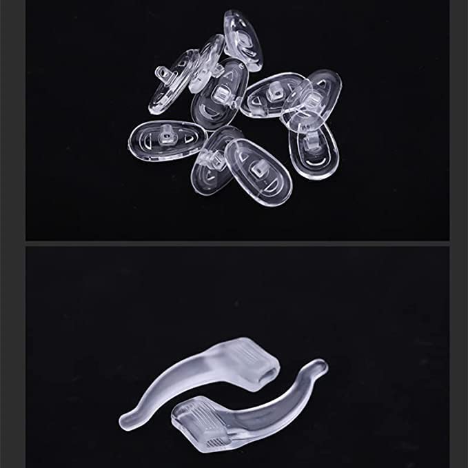 Portable Glasses Optical Repair Tools Eyeglasses Optical Repair Assortment Kit Screw Tool Silicone Nut Nose Pad Set