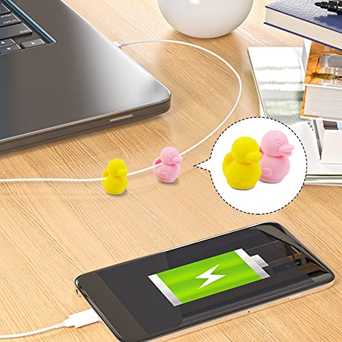 CfoPiryx 11pcs Cable Clips Cable Holder, Thumbs Duck Wire Organizer, Self-Adhesive Hooks Set for Desk, Power Cables, Charging Cables, Audio Cables, for Office, Desk Organiser(Size:11pcs)