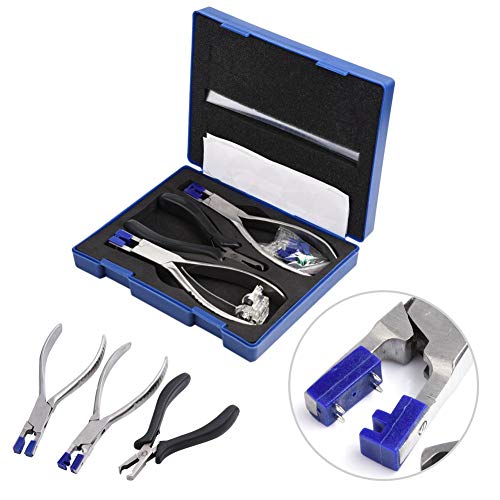 Brrnoo Eyeglasses Repair Set, 3 Pcs Professional Glasses Pliers Kit Professional Eyeglass Repair Set Rimless Disassembly Glasses Frames Optical Tools Set, Eyeglass Plier Set for Eyeglasses Repairing
