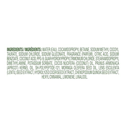 Dove RE+AL Bio-Mimetic Care Shampoo For Damaged Hair Repair Coconut + Vegan Keratin Sulfate-Free Coconut Shampoo 10oz