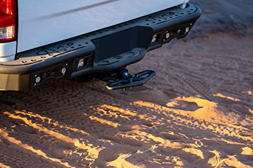 Universal Hitch Step | 18" Wide Paddle Step | Steel Construction | Textured Surface | Includes Hitch Pin and Stabilizer Plate | ORWORKS