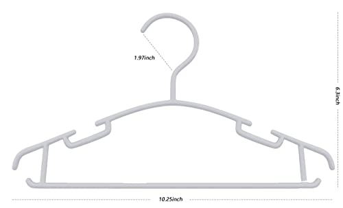 Kid Hangers 100Pack Baby Hanger for Closet Baby Clothes Hangers Small Childrens Hangers Infant Hangers Nursery Hangers