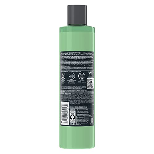 DOVE MEN + CARE Real Bio-Mimetic Care Conditioner For Damaged Hair Reconstruct Silicone-Free Conditioner With Coco Fatty Acid + Vegan Keratin 10oz