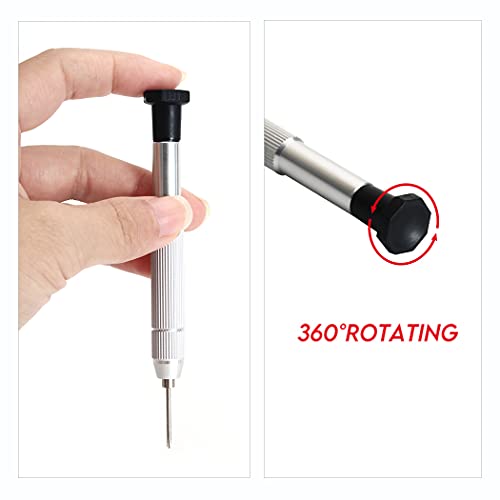 Precision Screwdriver Set, Eyeglass repair kit with 10-style screwdrivers/nose pads/4 in 1 portable screwdrivers/ear hook/tweezer for eyeglasses sunglass watch calculator (with 70-style screws)