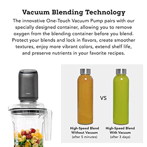 Tribest Dynapro High Speed 2.5HP Blender with Vaccum, Commercially Certified,Grey,One Size