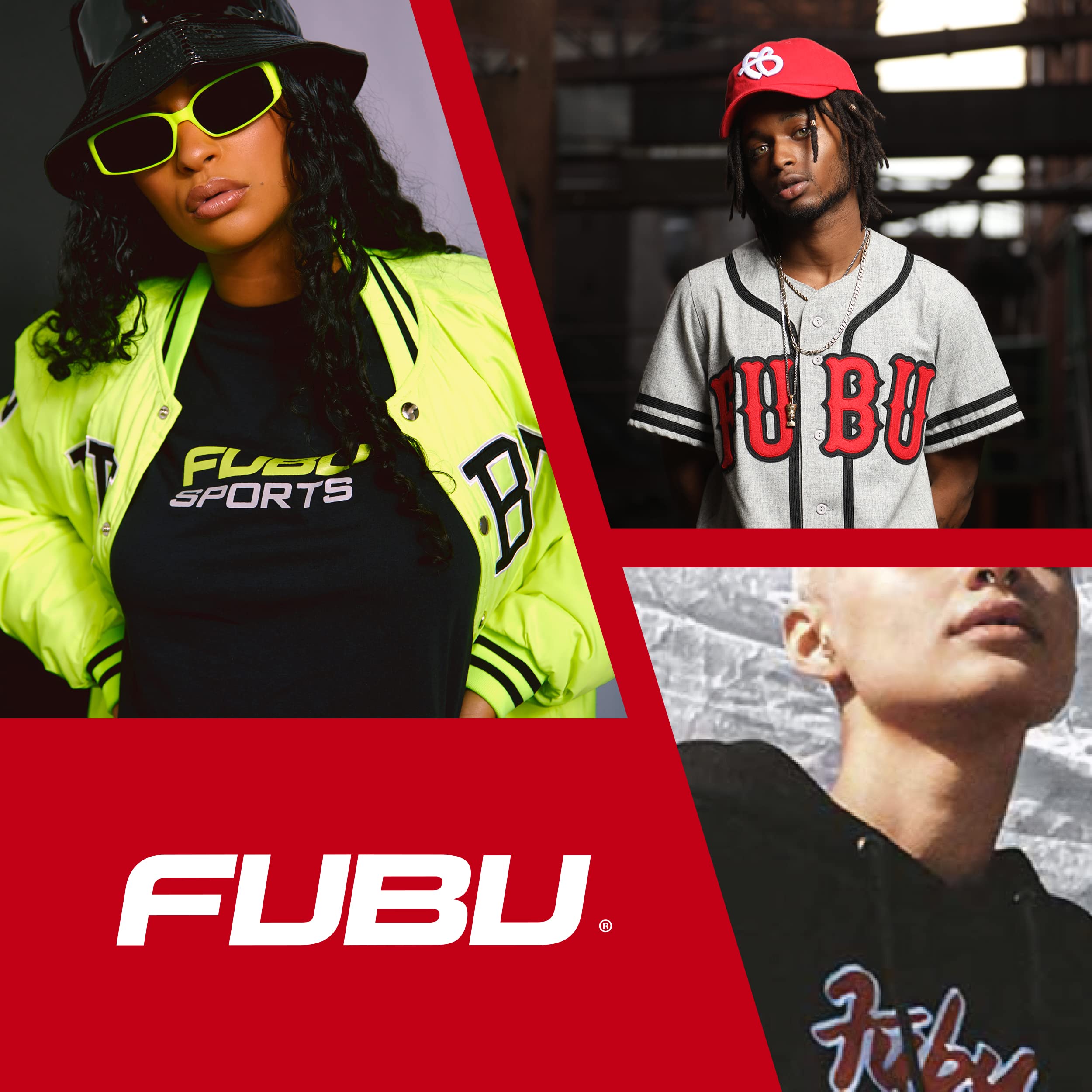 FUBU Bucket Hat, Tie Dye Cotton Twill Packable Travel Cap with Vintage Logo, Navy, One Size