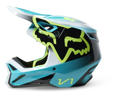 Fox Racing V1 Motocross Helmet, LEED Teal, Medium