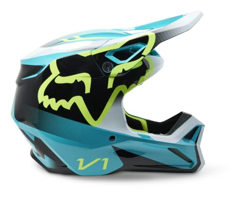 Fox Racing V1 Motocross Helmet, LEED Teal, Medium