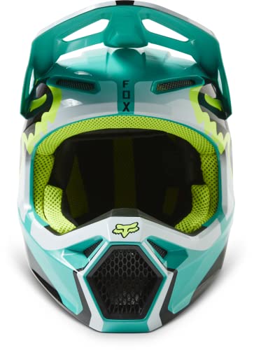 Fox Racing V1 Motocross Helmet, LEED Teal, Medium