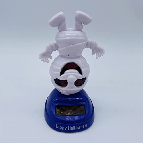 Car Dashboard Decoration Solar Shaking Head Dancing Doll Mini Bobbleheads Plastic Bobble Head Figures Ornaments Car Interior Decoration Office Home Tabletop Decor Bobble Head Toy Gift