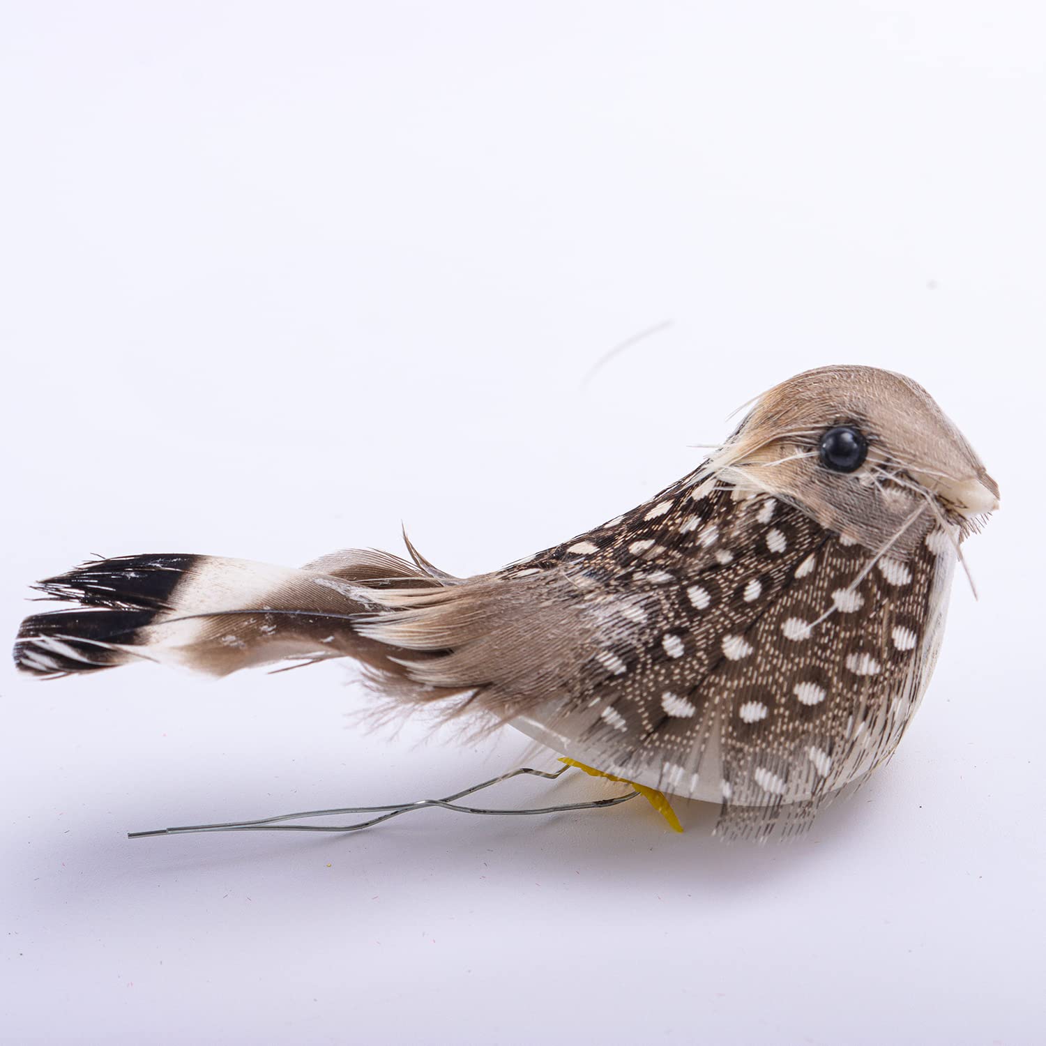 Warmtree 24 Pcs Artificial Simulation Birds Feather Mini Bird Decorative Fake Birds for Christmas Tree Craft Home Ornaments Garden Wedding Decoration (Set B)