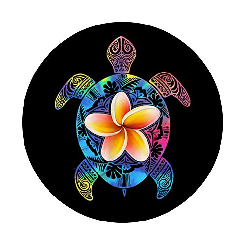 Hawaiian Tie Dye Sea Turtle Hawaii PopSockets Swappable PopGrip