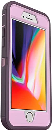 OtterBox DEFENDER SERIES Case for iPhone SE (2nd Gen - 2020) & iPhone 8/7 (NOT PLUS) - Retail Packaging - PURPLE NEBULA (WINSOME ORCHID/NIGHT PURPLE)