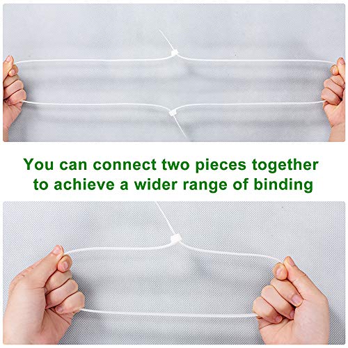50PCS Cable Zip Ties Heavy Duty 24 Inch Strong Large Cable Wire Ties, Industrial Durable Strong Wire Ties for Binding Fences, Awnings Tying Branches Bundling of Crops Fixed Water Pipes