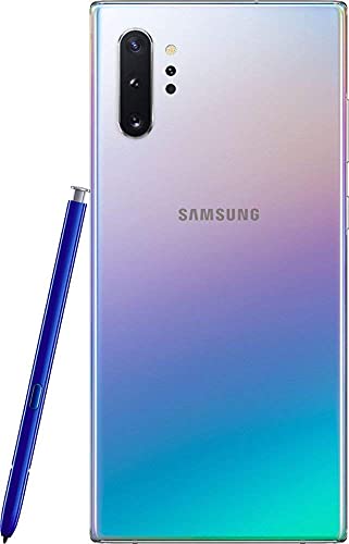 Samsung Galaxy Note 10+ Plus 256GB with S Pen Aura Glow/Silver (Factory Unlocked for GSM & CDMA, 6.8 Inch Display, U.S. Warranty) SM-N975UZKAXAA (Renewed)