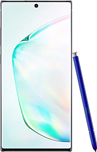 Samsung Galaxy Note 10+ Plus 256GB with S Pen Aura Glow/Silver (Factory Unlocked for GSM & CDMA, 6.8 Inch Display, U.S. Warranty) SM-N975UZKAXAA (Renewed)