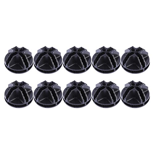 DOITOOL Metal Cabinets 30pcs Wire Cube Connectors ABS Plastic Wire Grid Cube Organizer for Modular Closet Storage Organizer and Wire Shelving Black Metal Shelving Rack