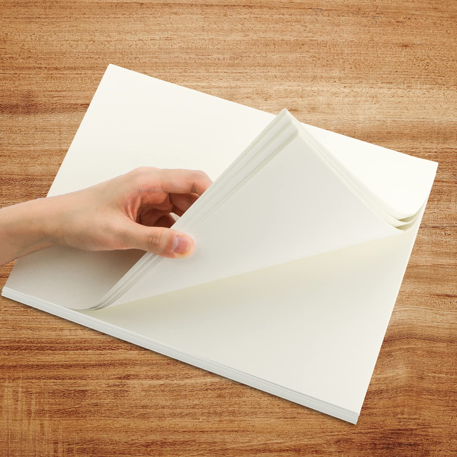 200 Sheets Ivory Printer Paper 32 lb/120 gsm Stationery Paper, Ivory Cardstock Paper Sheets for Printing, Copy, Arts Crafts, Letters, Invitations, Laser & Inkjet Printer Compatible (Ivory)