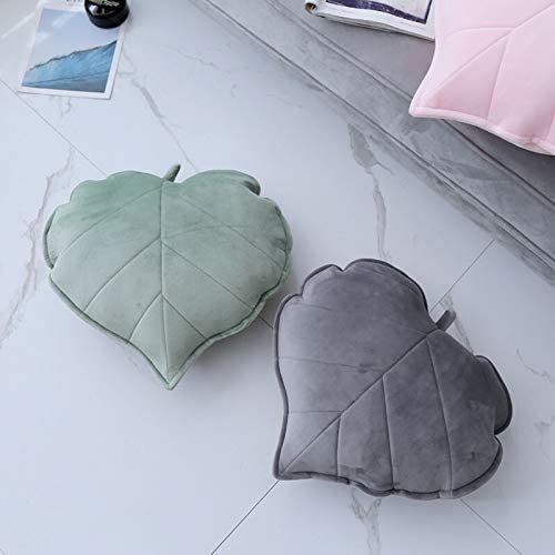 3D Leaves Household Sofa Pillow Decoration(Green)