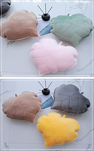 3D Leaves Household Sofa Pillow Decoration(Green)