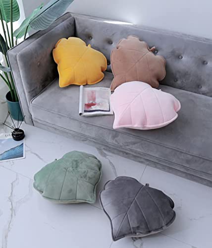 3D Leaves Household Sofa Pillow Decoration(Green)