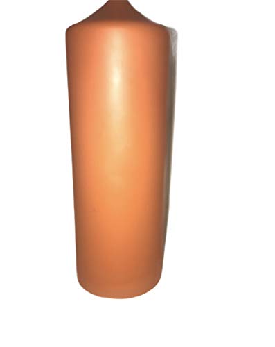 BearNaturalOrganicsPure Natural Beeswax Pillar Candle Terracotta Colored 2.25 inch x 7.25inch