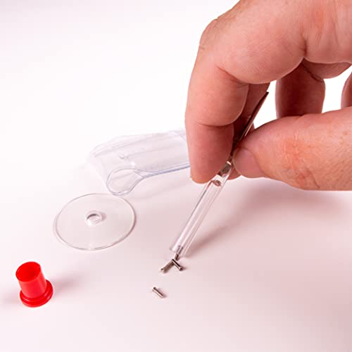 Apex Glasses Repair Kit - Eyeglass Repair Kit with Small Screwdriver ,Eyeglass Screws, Magnifying Glass, Screw Guide, & Storage Pouch - Universal Eyeglass Repair Kit for Reading Glasses, & Sunglasses
