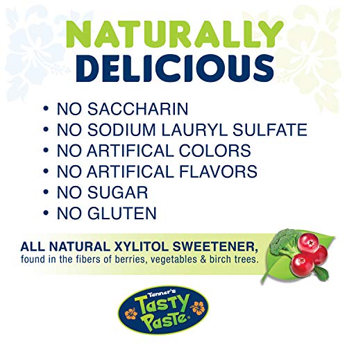 Tanner's Tasty Paste Ooh La La Orange - Anticavity Fluoride Childrenās Toothpaste/Great Tasting, Safe, and Effective Vanilla Flavored Toothpaste for Kids (4.2 oz.)
